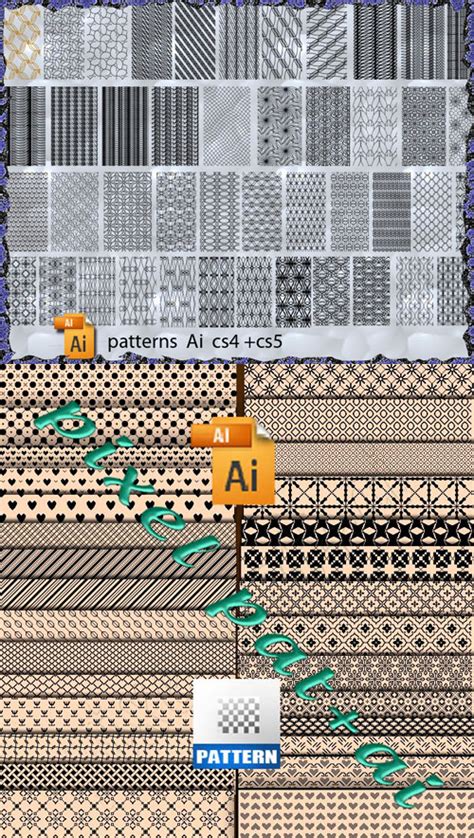 Big Collection Of Patterns For Photoshop And Illustrator Daz3d And Poses Stuffs Download Free