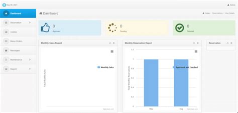 complete online catering reservation system using php mysql campcodes