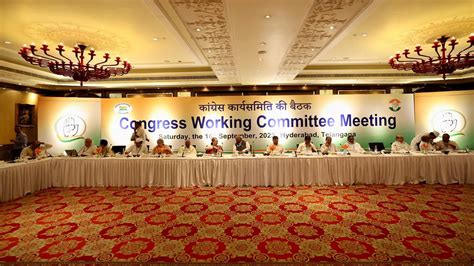 Cwc Meeting Congress Resolves To Oppose Cec Bill In Parliament Special Session Rejects One