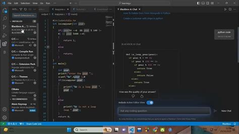 Black Box Ai In Vs Code Black Theme Youtube