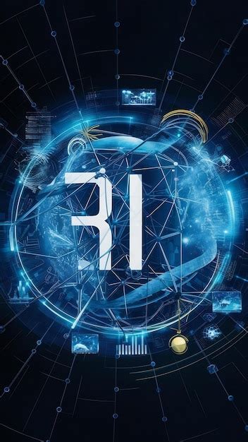 Big Data Communication And Ai Technology Concept Premium Ai Generated Image