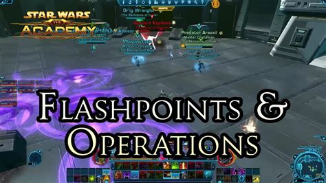 Swtor Flashpoints And Operations Guide