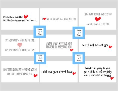 Mini Love Notes Sexy Love Notes Naughty Love Notes Love Notes For Him Naughty Coupons Love