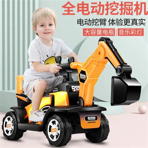 New-children-can-ride-excavator-large-size-toy-excavator-electric ...