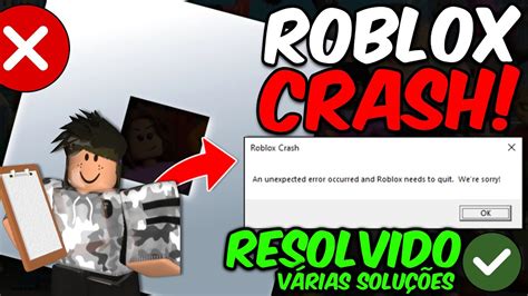 Como Resolver O Erro Roblox Crash No Roblox Em 2023 Como Lucox Cl