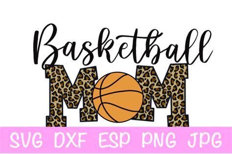 Basketball Mom Svg Gráfico Por Designedbymle · Creative Fabrica