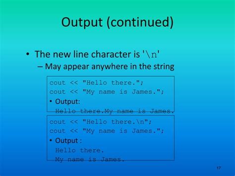 Object Oriented Programming 10 Variables Input And Output Ppt