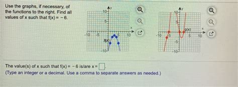 Solved Use The Graphs If Necessary Of The Functions To The