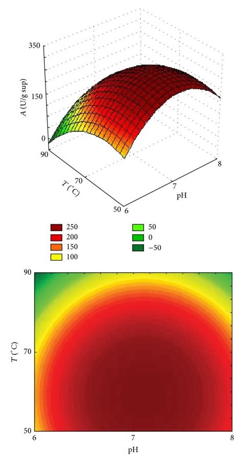 Surface Response And Contour Lines For Lipase Immobilized On Download Scientific Diagram