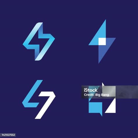 번개 로고 전기 에너지 플래시 또는 전력의 상징 빠른 속도의 개념 빠른 빠른 벡터 일러스트 레이 션 클립 아트 개념에 대한 스톡 벡터 아트 및 기타 이미지 Istock