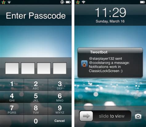 ClassicLockscreen Tweak Brings The Old IOS 6 Lockscreen To IOS 7 IOS Hacker