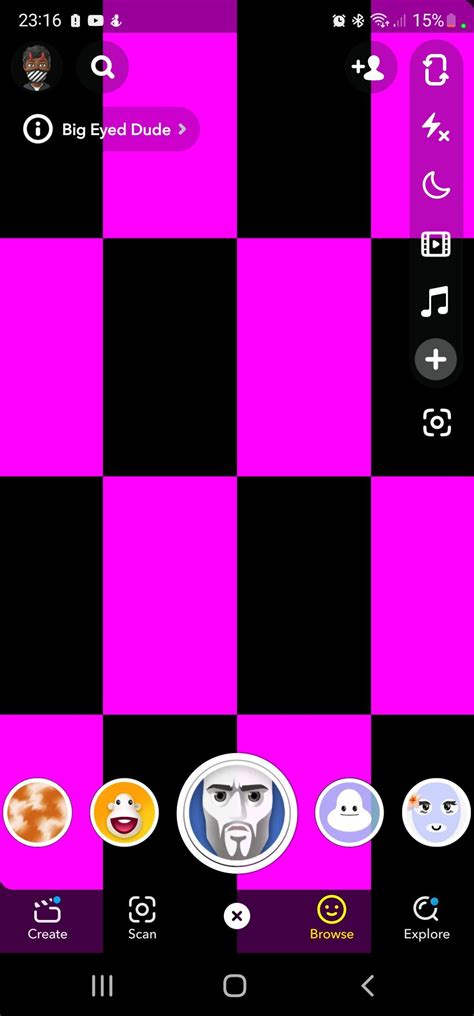 Black Pink Checker Pattern Glitch When Trying To Use Filters R Snaplenses
