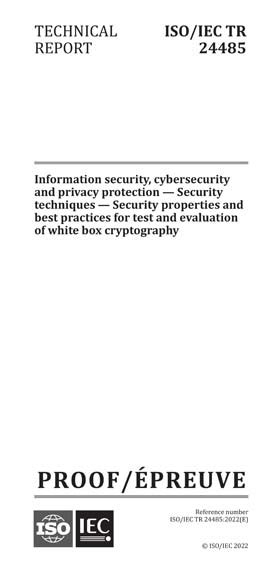 ISO IEC FDIS DTR 24485 2022 Information Security Cybersecurity And Privacy Protection