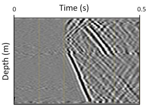 Shows Dvs Vsp Data Recorded In A Vertical Well With A Source Offset Of
