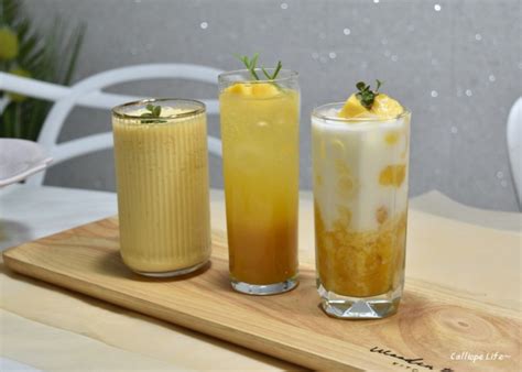 망고 농축액으로 음료 만들기