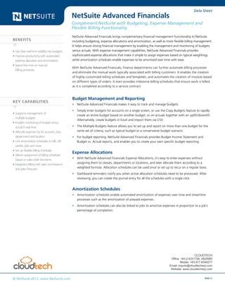 NetSuite Advanced Financials PDF