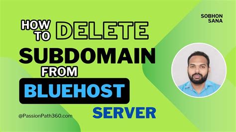 How To Delete Subdomain From Server Youtube
