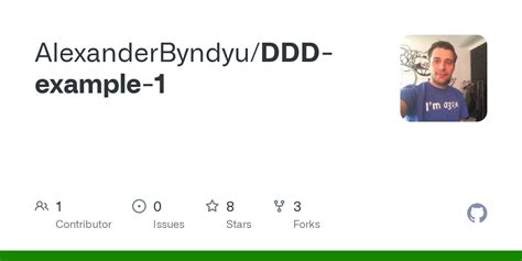 GitHub AlexanderByndyu DDD Example 1