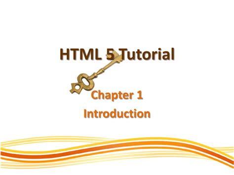 Html 5 Tutorial