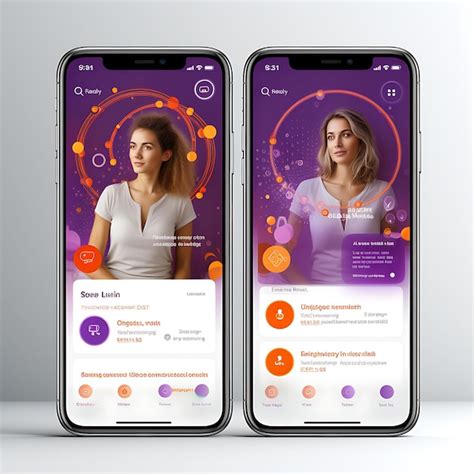 Premium Ai Image Mobile App Layout Design Of Peer To Peer Lending Marketplace Dynamic And