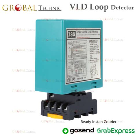 Jual Vehicle Loop Detector GREEN V VLD Single Channel Sensor Barrier
