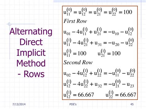 Ppt Partial Differential Equations Powerpoint Presentation Free Download Id 1710838