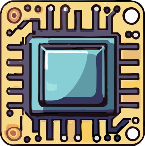 Chip Cpu Png Graphic Clipart Design 24295565 Png