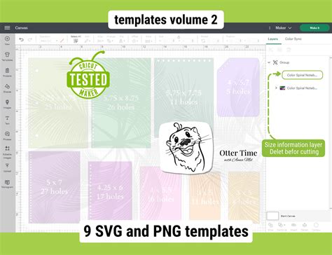 Notebook Template Svg Spiral Notebook Cover Templates 9 Svg Notebook Templates Jot Notebook