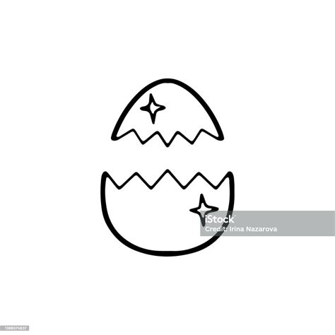 장식 엽서 스티커의 다른 유형에 대한 패턴귀여운 부활절 달걀 벡터 일러스트레이션 부활절 달걀에 대한 스톡 벡터 아트 및 기타 이미지 부활절 달걀 외형선 4월 Istock