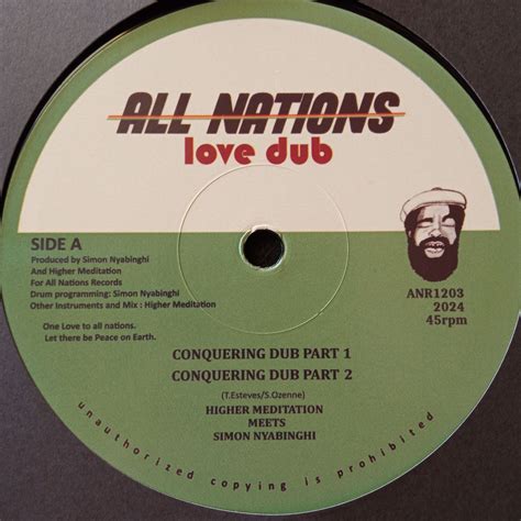 Higher Meditation Simon Nyabinghi Conquering Dub Lion Dub 12