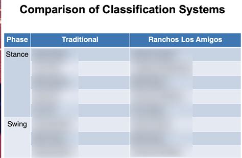 Comparison Of Classification Systems Diagram Quizlet