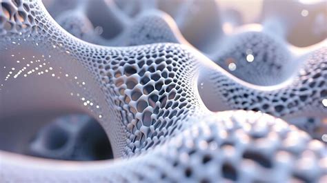 Premium Photo Abstract Organic Forms With A Cellular Structure