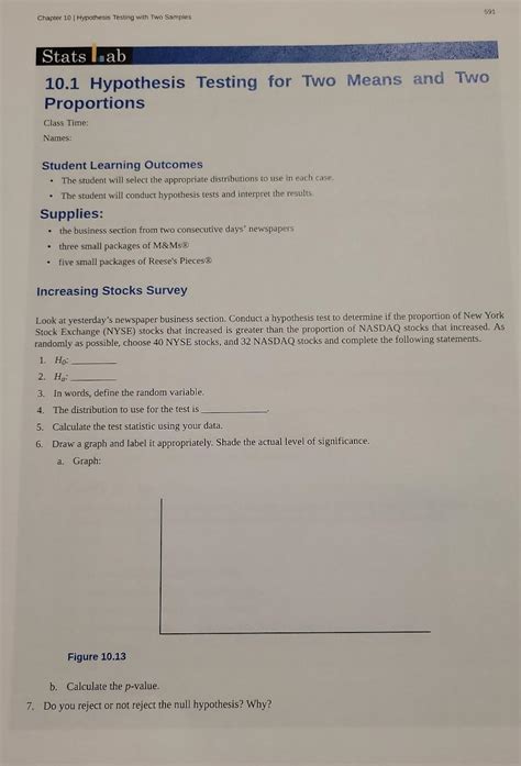 B Calculate The P Value 7 Do You Reject Or Not Chegg Com