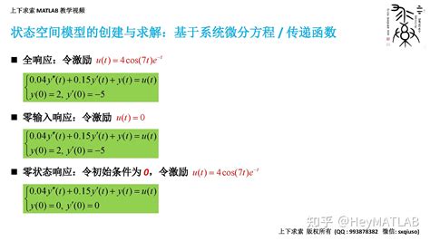 Matlab教学视频：matlab实现连续时间系统的状态空间分析 知乎