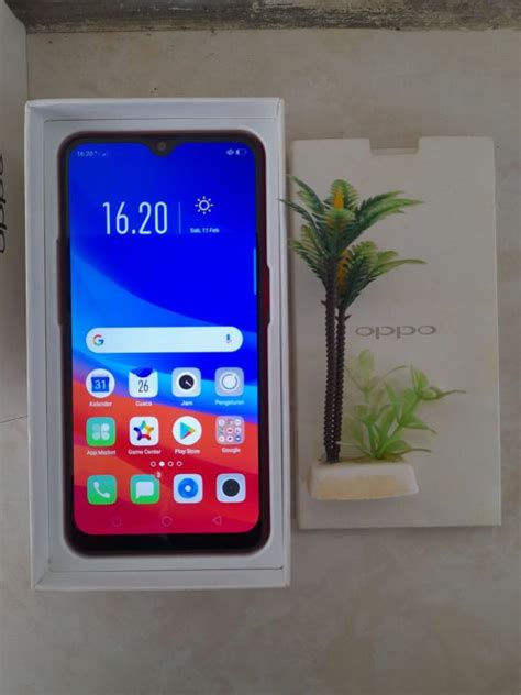 Oppo A S Warna Merah Ram Gb Internal Gb Normal Jaya Real Picture Gambar Asli Kelengkapan Unit