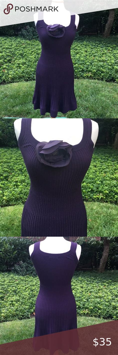 Rebecca Taylor Deep Purple Tank Dress Tank Dress Purple Tank Flair