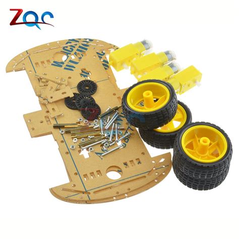 Smart Car Kit 4wd Smart Robot Car Chassis Kits Met Vicedeal