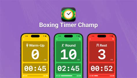 Boxing Timer Champ The Best Boxing Timer App