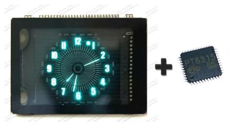 Boe Vfd48 1202fn Round Clock Vfd Dispaly Panel 1pcsdrv Chip 1pcs Nixie