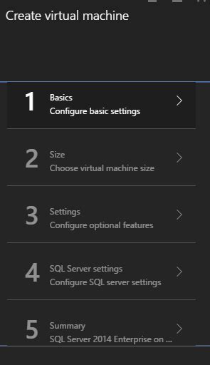 Azure Portal Create Virtual Machine With Sql Server