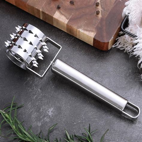 Badu Bg Резачка за месо от неръждаема стомана Чук за пържола Разточване на крехко месо