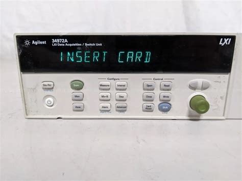 agilent 34972a lxi data acquisition switch unit allsurplus