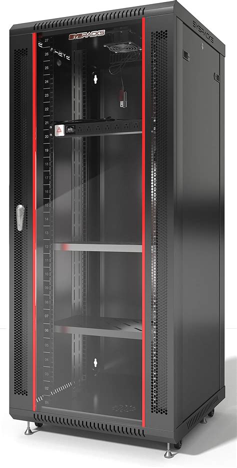 Network Data Cabinet 27u Rack Mount Wall Mount It Rack Locking Server Rack