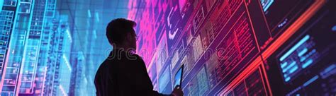 Data Privacy Officer Ensuring Compliance With Data Protection Laws Stock Illustration