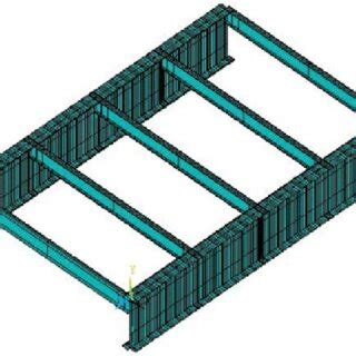 General View Of The Model Of A Beam Grid Download Scientific Diagram