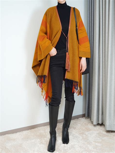 슈퍼 프리미엄 수입 피렌체 미켈란 체크 케이프 숄