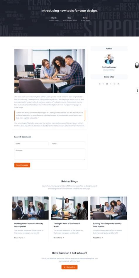 Upwind Angular 18 Landing Template Tailwind Css Angular 18 Minimal Web Design Wordpress