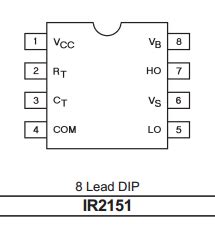 IR2151 Datasheet PDF - 600V, MOSFET and IGBT Driver
