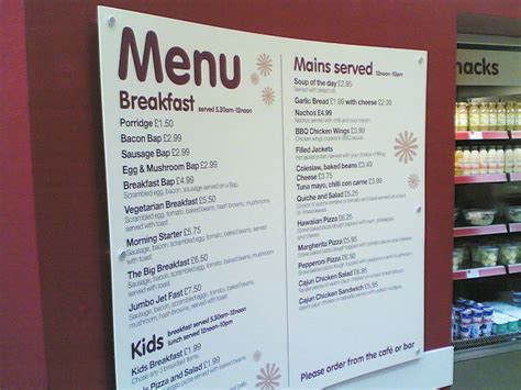 Menu Boards From Graphica Display Graphica Display