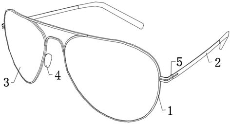 Multifunctional Glasses Frame Structure Used For Preventing Rays In